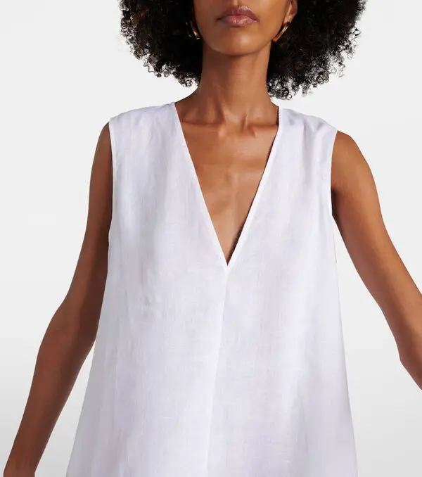 Asceno Derya Linen Minidress