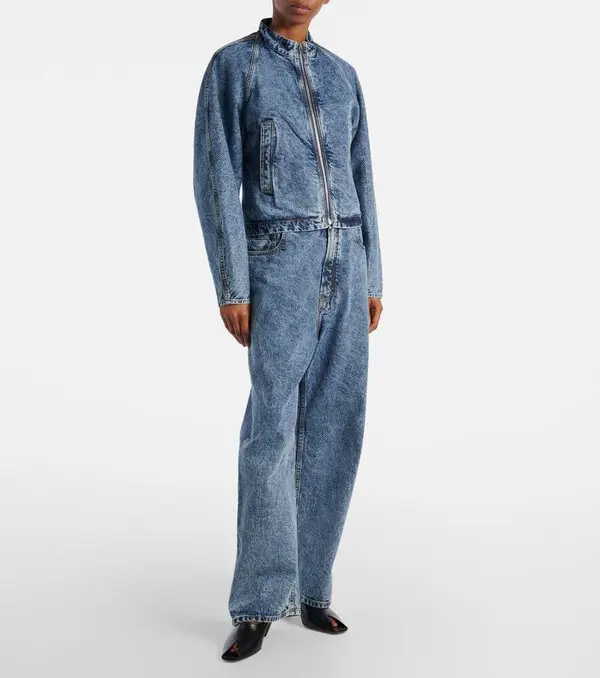 Alaïa Knit Band Straight Jeans