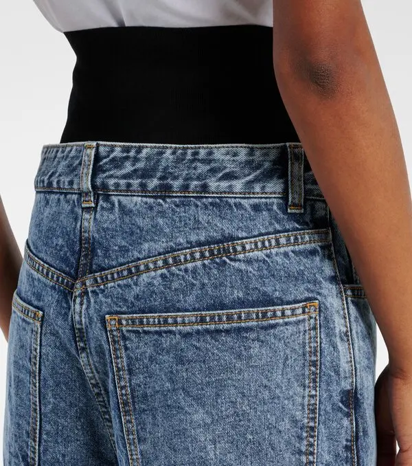 Alaïa Knit Band Straight Jeans