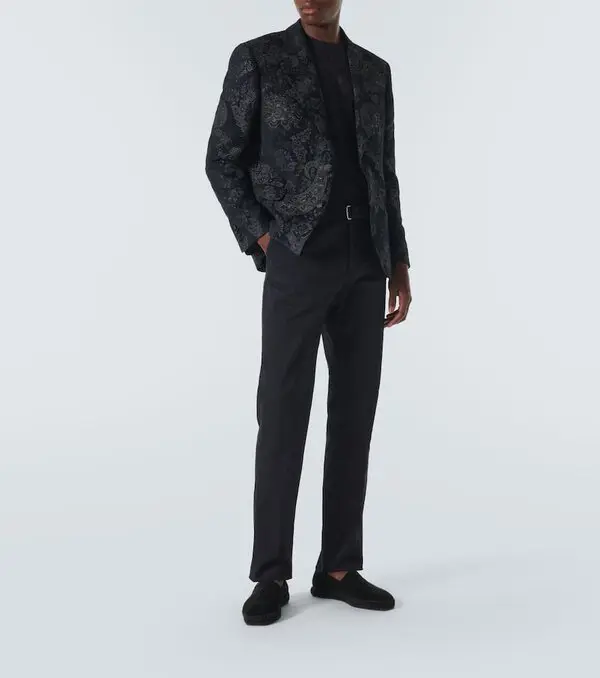 Etro Jacquard Velvet Blazer