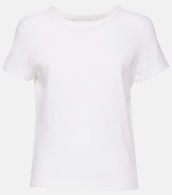 Khaite Samson Cotton Jersey T-shirt - White