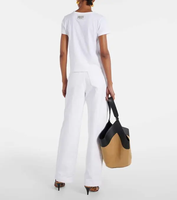 Khaite Samson Cotton Jersey T-shirt - White
