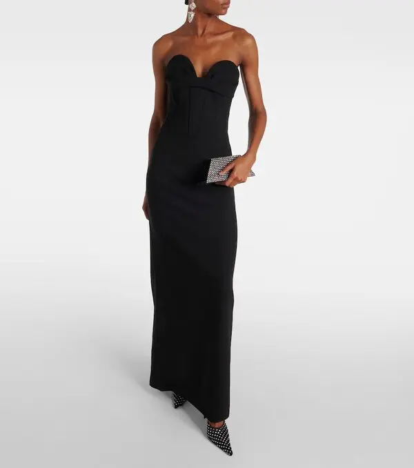 Magda Butrym Draped Bustier Gown