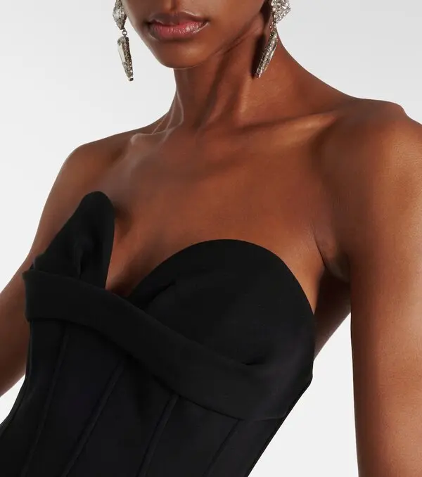 Magda Butrym Draped Bustier Gown