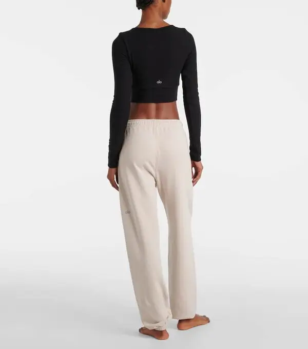 Alo Yoga Relaxed Fit Cotton Blend Sweatpants