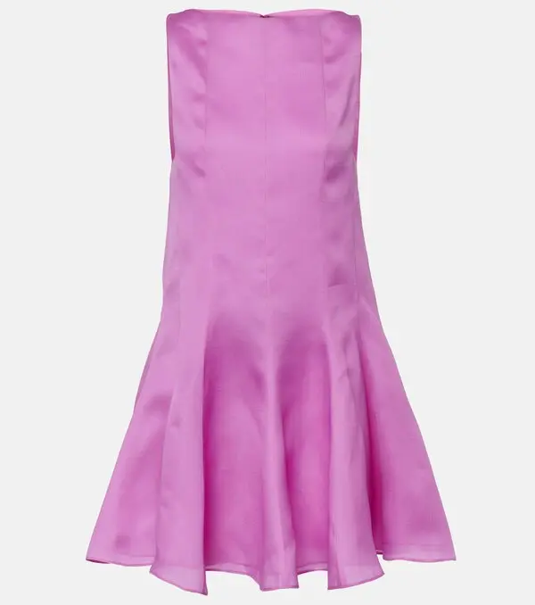 Khaite Mags Mini Dress - Purple