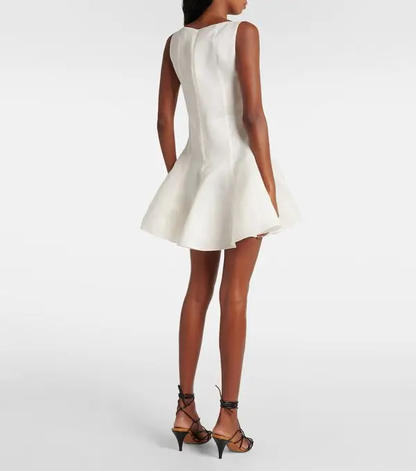 Khaite Mags Mini Dress - White