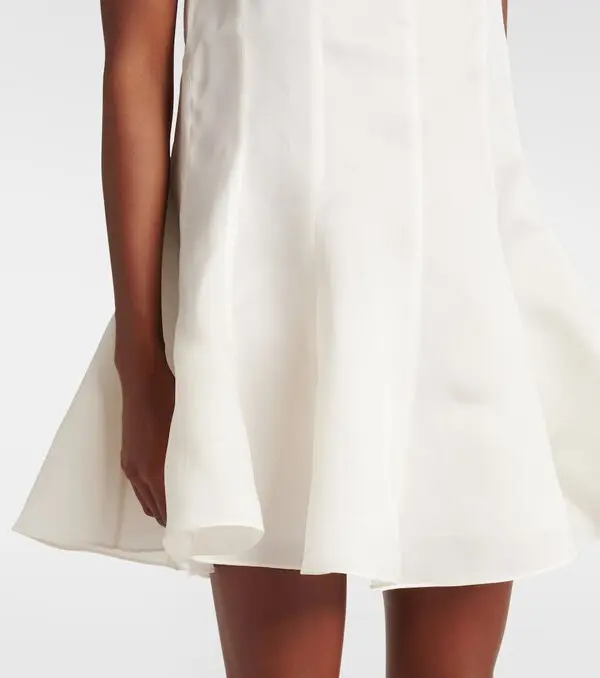 Khaite Mags Mini Dress - White