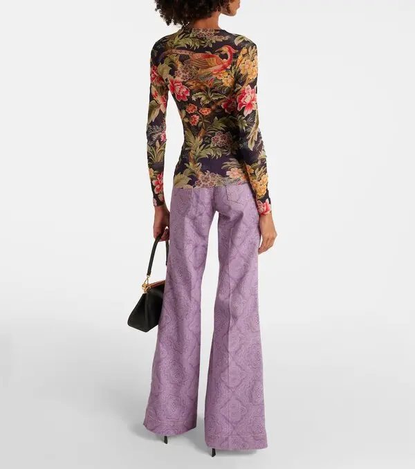 Etro Floral Print Top - Multicoloured