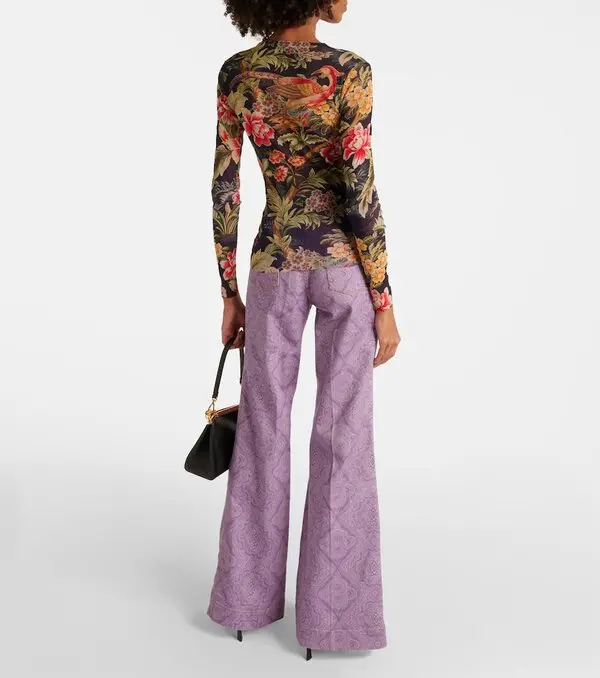 Etro Floral Print Top - Multicoloured