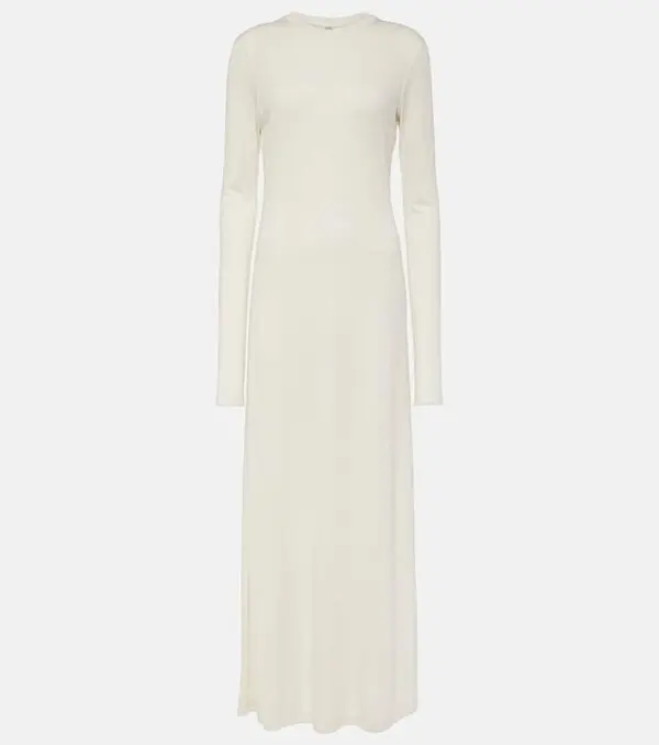 TOTEME Jersey Maxi Dress - White