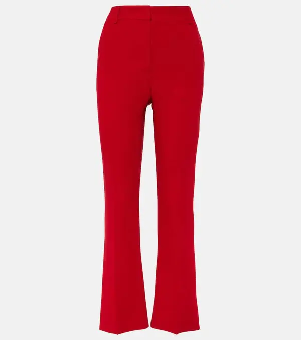 Valentino Garavani Cady Couture Straight Pants