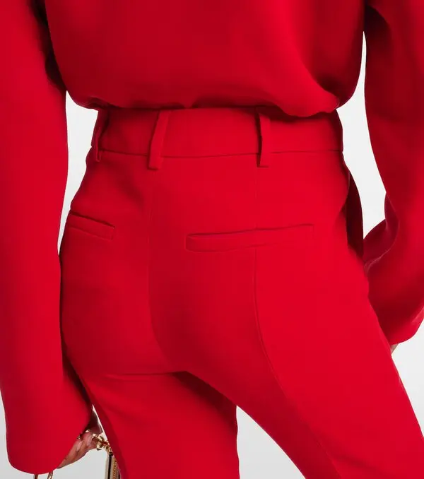 Valentino Garavani Cady Couture Straight Pants