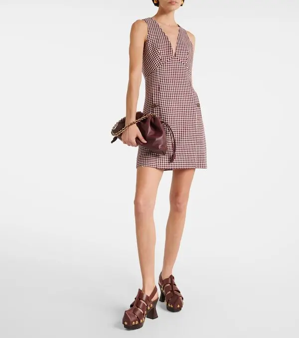 Etro Checked Minidress