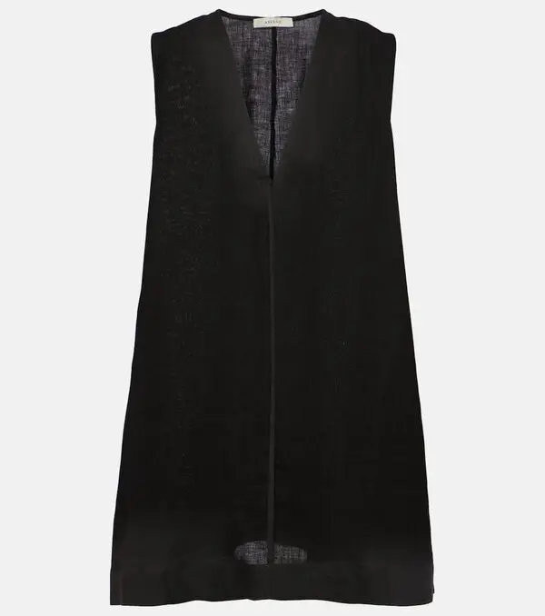 Asceno Derya Linen Minidress
