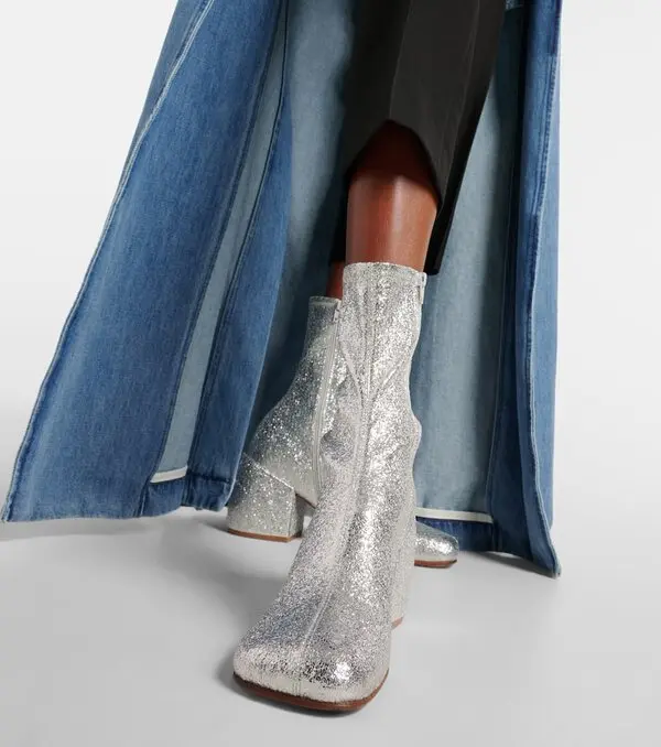 Dries Van Noten Embellished Ankle Boots