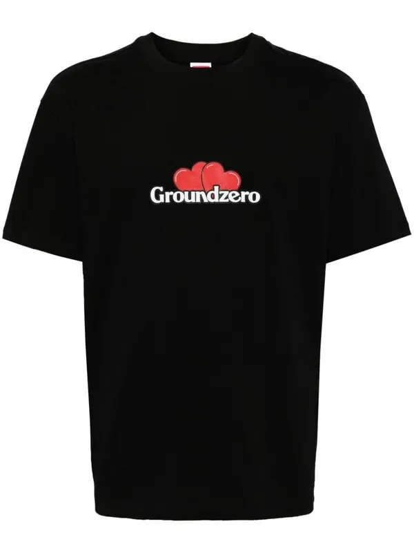 GROUND ZERO Logo-print T-shirt