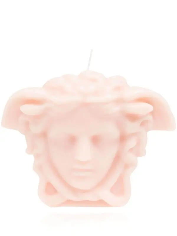 Versace Small Medusa Head Candle - Pink