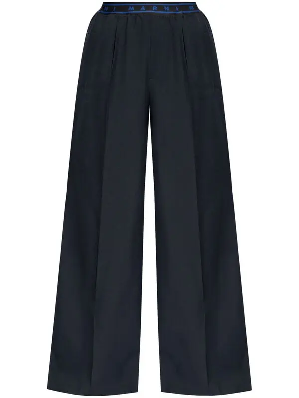 Marni Wide-leg Trousers - Blue