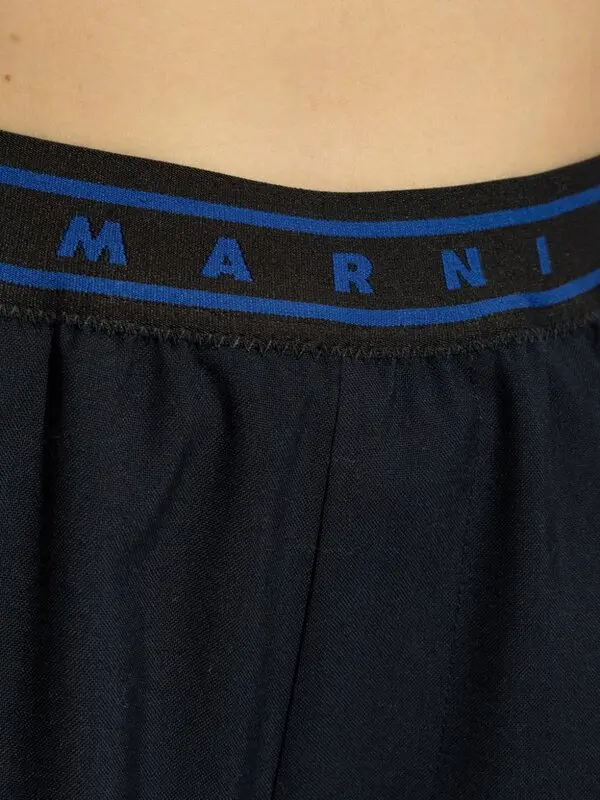 Marni Wide-leg Trousers - Blue