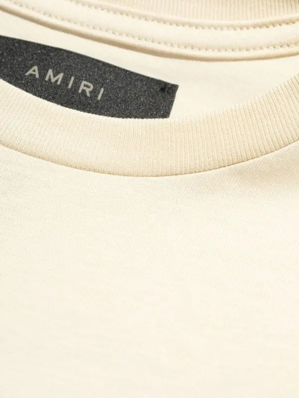 Amiri Embroidered Logo Crop Top
