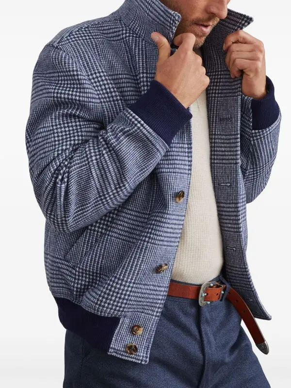 Brunello Cucinelli Checked Shirt Jacket