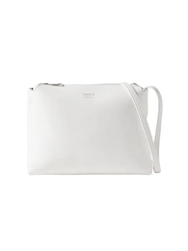 Khaite Lina Leather Shoulder Bag - White