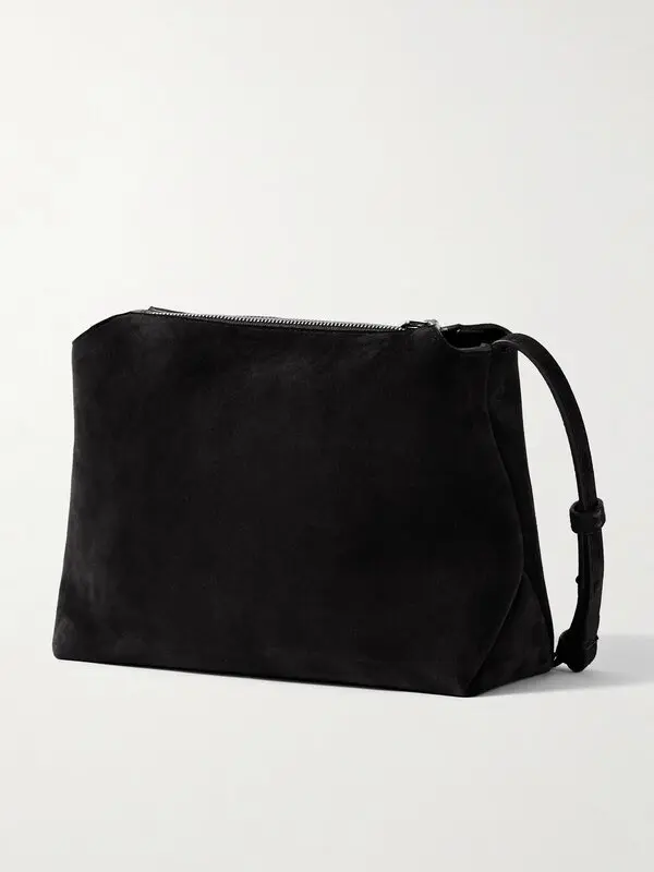 Khaite Lina Medium Suede Shoulder Bag