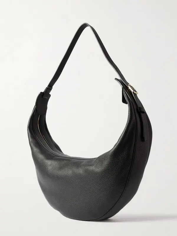 Khaite Augustina Textured-leather Shoulder Bag