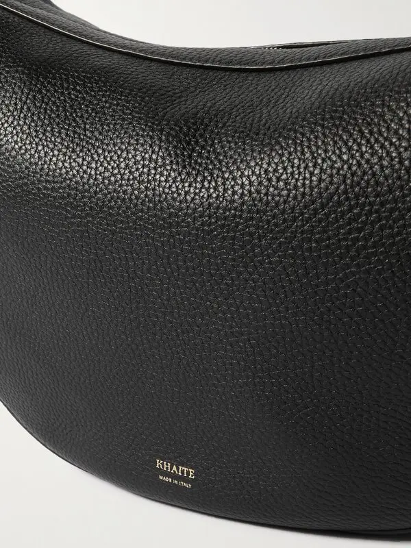 Khaite Augustina Textured-leather Shoulder Bag