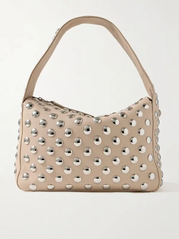 Khaite Elena Large Studded Shoulder Bag