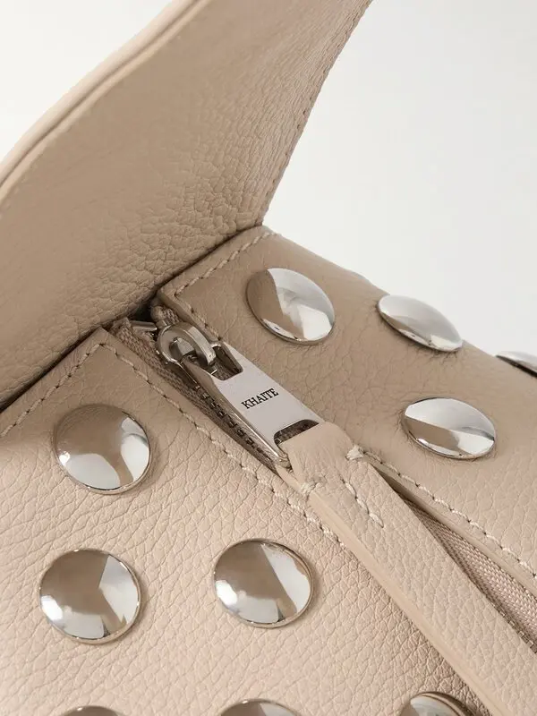 Khaite Elena Large Studded Shoulder Bag