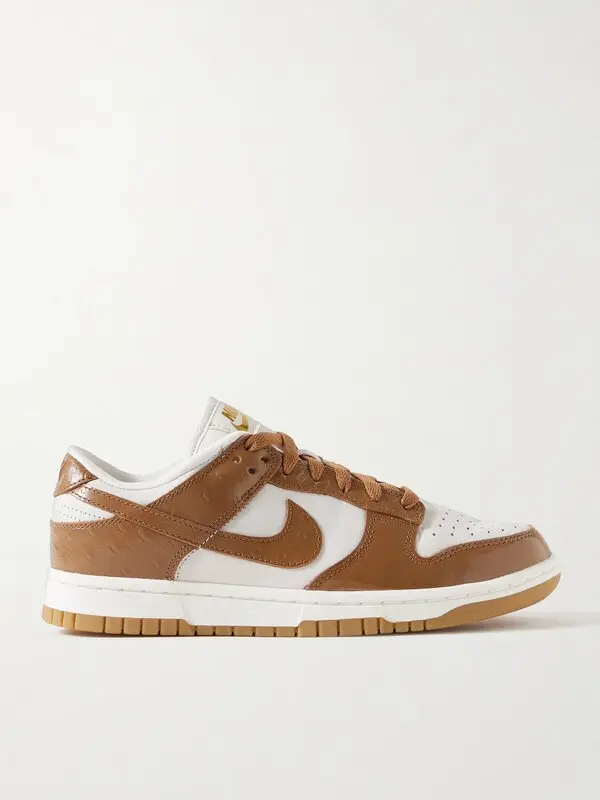 Nike Dunk Low Lx Nbhd Leather Sneakers - Brown