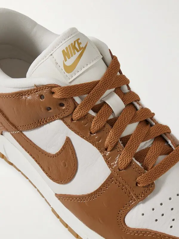 Nike Dunk Low Lx Nbhd Leather Sneakers - Brown