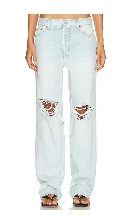RE/DONE Loose Long Wide Leg Jeans