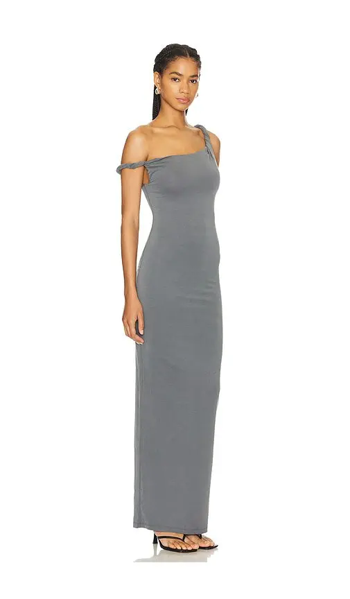 azura off shoulder maxi dress Azura Off The Shoulder Maxi Dress Black
