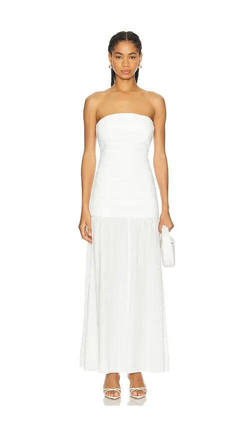 SEROYA Gardenia Maxi Dress - Porcelain