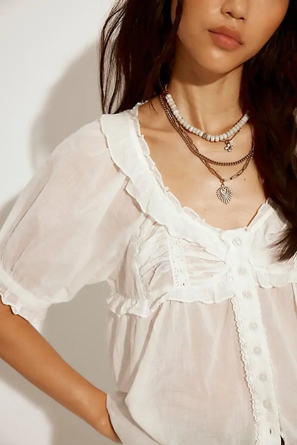 Free People Sweet Nothings Blouse