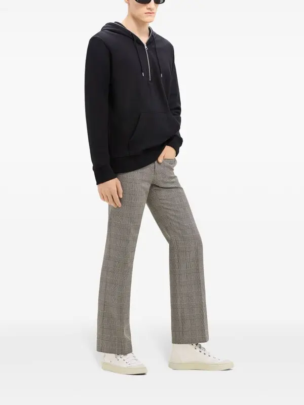 COURREGES Zipped Fleece Hoodie