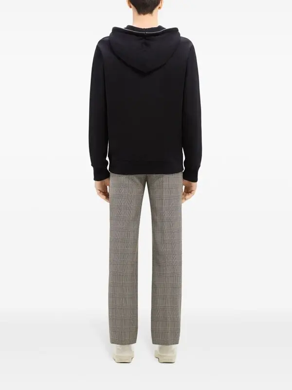 COURREGES Zipped Fleece Hoodie