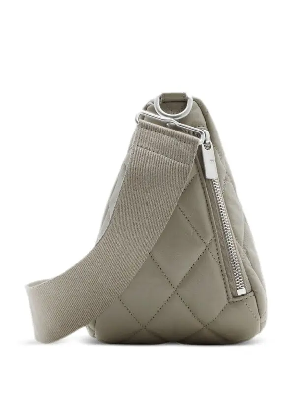Burberry Diamond-quilted Shoulder Bag - Grey