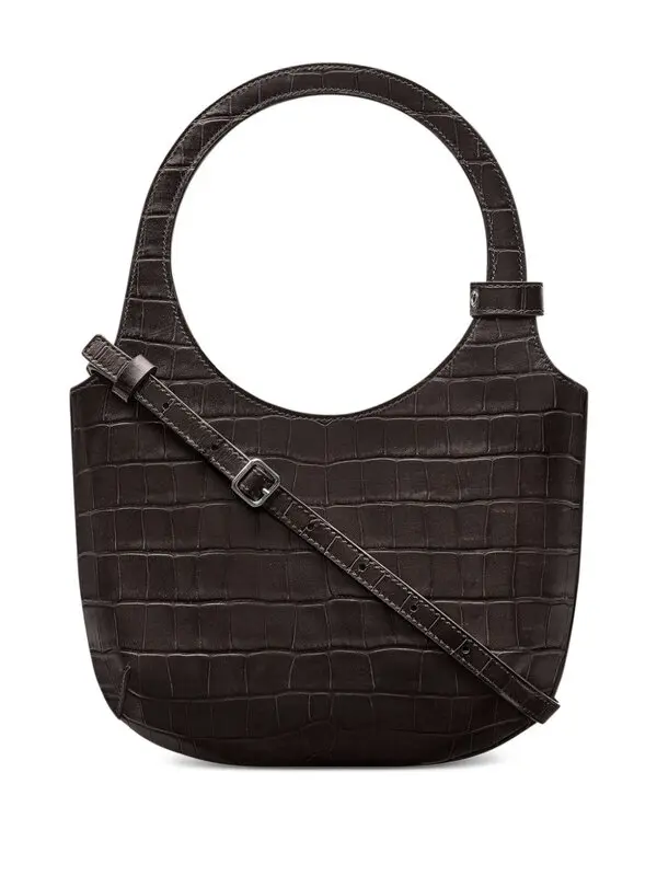 COURREGES Crocodile-effect Tote Bag