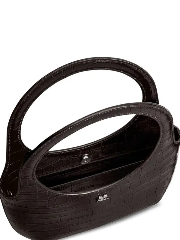 COURREGES Crocodile-effect Tote Bag