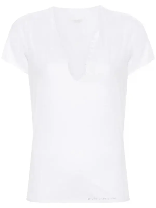 Zadig&Voltaire Rhinestone-embellished T-shirt - White