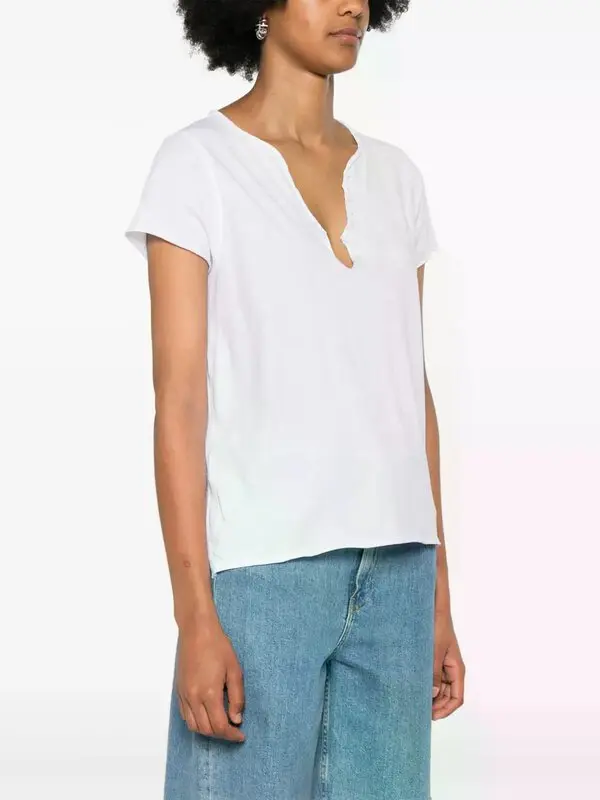 Zadig&Voltaire Rhinestone-embellished T-shirt - White