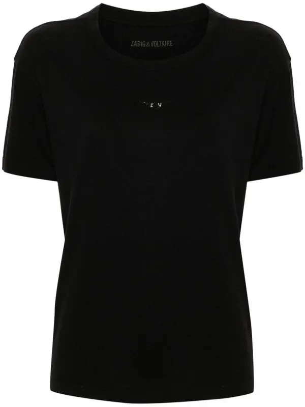 Zadig&Voltaire Marta Wings Appliqué T-shirt - Black