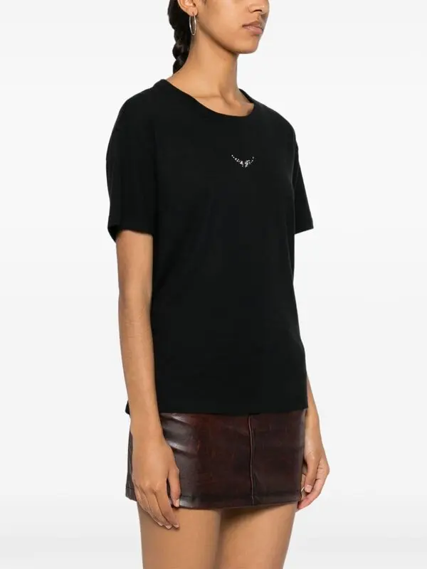 Zadig&Voltaire Marta Wings Appliqué T-shirt - Black
