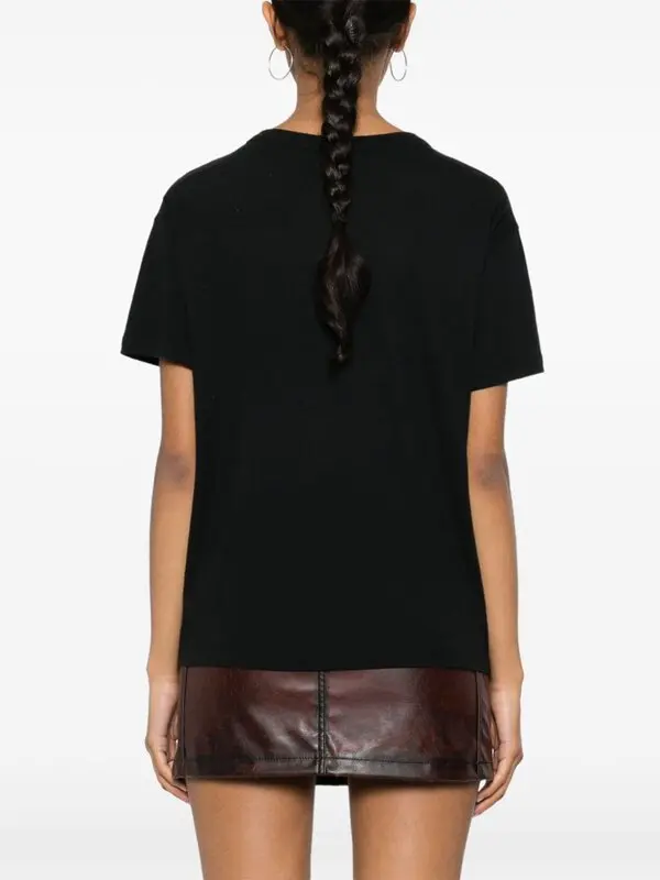 Zadig&Voltaire Marta Wings Appliqué T-shirt - Black