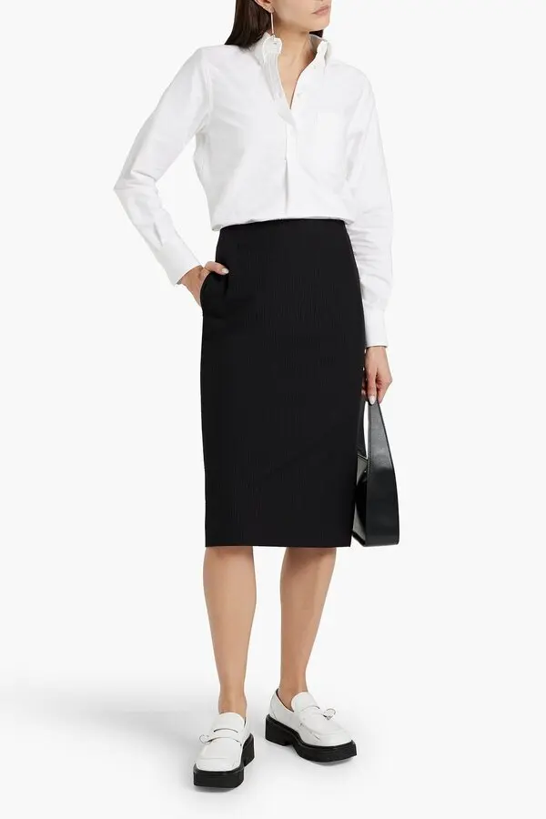 Thom Browne Cashmere Midi Skirt