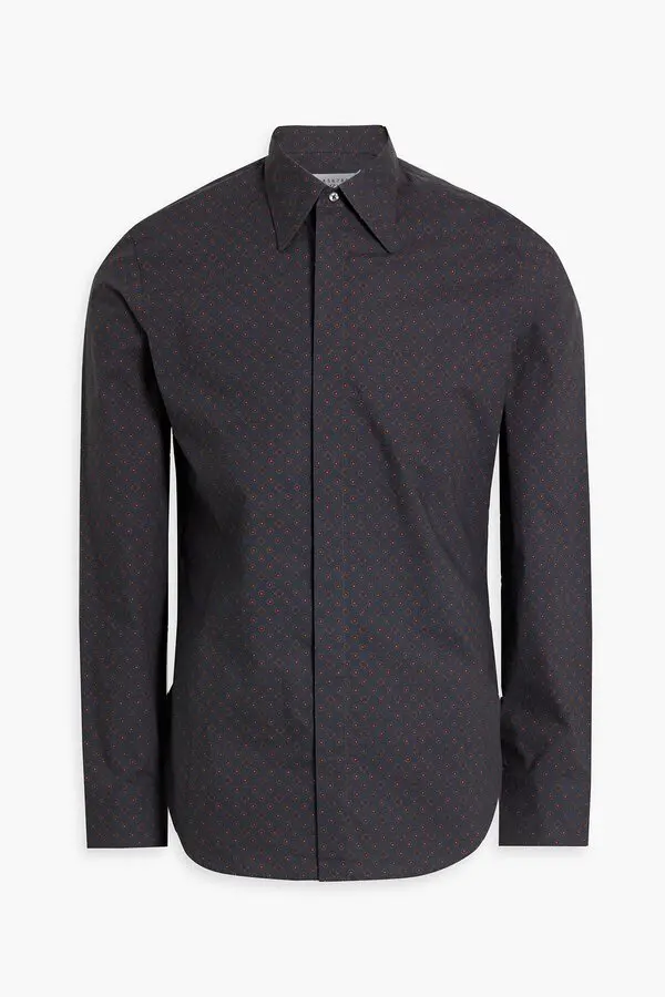 MAISON MARGIELA Printed Cottonpoplin Shirt